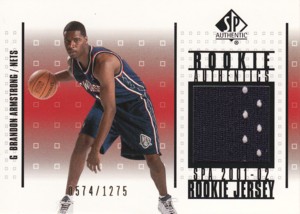 Brandon Armstrong 2001/02 SP Authentic Rookie Authentics 1275枚限定！ ｜カード ...