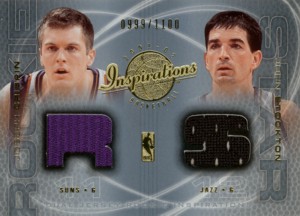 Joseph Crispin/John Stockton 2001/02 UD Inspirations Dual Jersey ｜カード ...