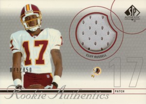 Cliff Russell 2002 SP Authentic Rookie Authentics Patch 850枚限定！ ｜カード ...
