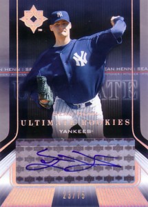 Sean Henn 2004 Ultimate Collection Rookie Autograph 75枚限定！ ｜カードファナティック公式通販