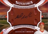 Mark Mulder 2006 Sweet Spot Update Veteran Signatures Glove Leather ...