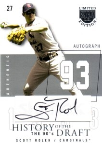 Scott Rolen 2004 Fleer Skybox Autograph 50枚限定 ｜カードファナティック公式通販