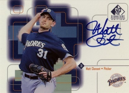Matt Clement 1999 SP Signature Autographs ｜カードファナティック公式通販