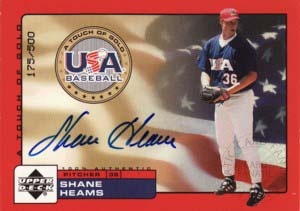 Shane Heams 2001 UD Rookie Update A Touch of Gold Autographs 500枚限定 ...