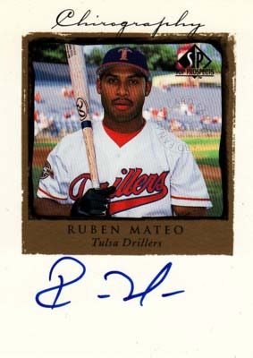Ruben Mateo 1999 SP Top Prospects Chirography ｜カードファナティック公式通販