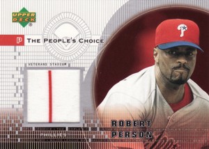 Robert Person 2002 Upper Deck The People's Choice Jersey ｜カードファナティック公式通販
