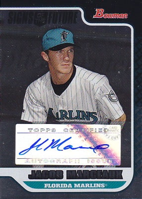 Jacob Marceaux 2006 Bowman Draft Signs of the Future ｜カードファナティック公式通販