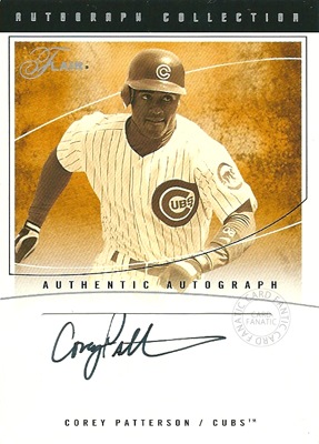 【コーリー パターソン】 2004 Flair Autograph 100枚限定！(018/100) / Corey Patterson ...