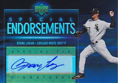 Boone Logan 2006 UD Special F/X Special Endorsements ｜カードファナティック公式通販