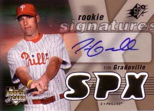 Tim Gradoville 2007 SPx Rookie Signatures ｜カードファナティック公式通販