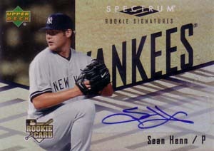 Sean Henn 2007 UD Spectrum Rookie Signatures ｜カードファナティック公式通販