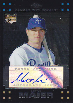 Mitch Maier 2007 Topps Chrome Autographs ｜カードファナティック公式通販