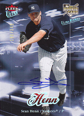 Sean Henn 2007 Fleer Ultra Rookie Autographs 349枚限定！ ｜カードファナティック公式通販