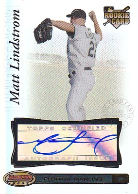 【マット リンドストロム】MLB 2007 Bowman's Best Rookie Autographs (Matt Lindstrom ...