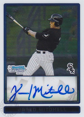 MLBカード【ジェレッド ミッチェル】2009 Bowman Chrome Draft Prospects Autograph（Jared ...