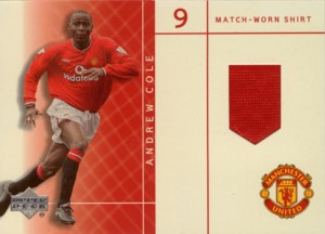 Andrew Cole 2001 UD Manchester United Match-Worn Shirt ｜カードファナティック公式通販