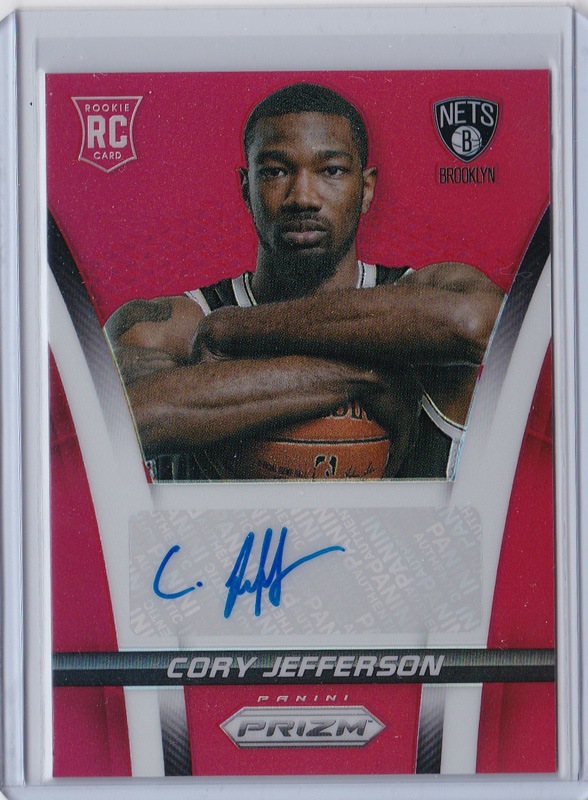 コリー・ジェファーソン Cory Jefferson NBA 2014-15 Prizm Auto Red Prizm 120/199 ...