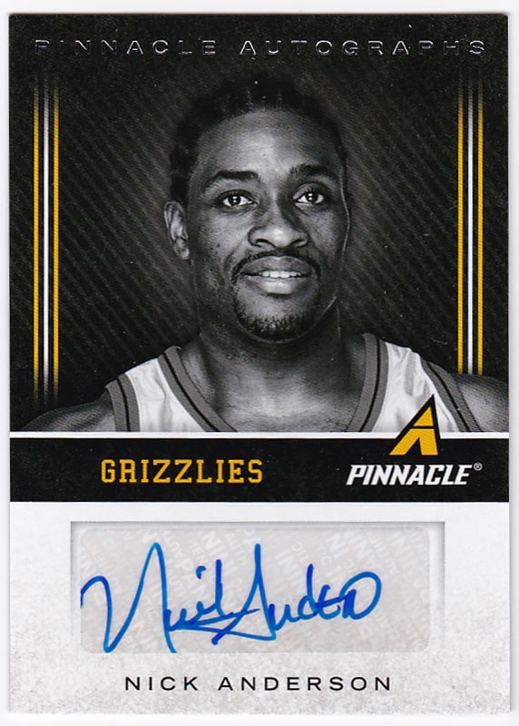 ニック・アンダーソン 2013-14 Panini Pinnacle Autographs Nick Anderson ｜カードファナティック公式通販