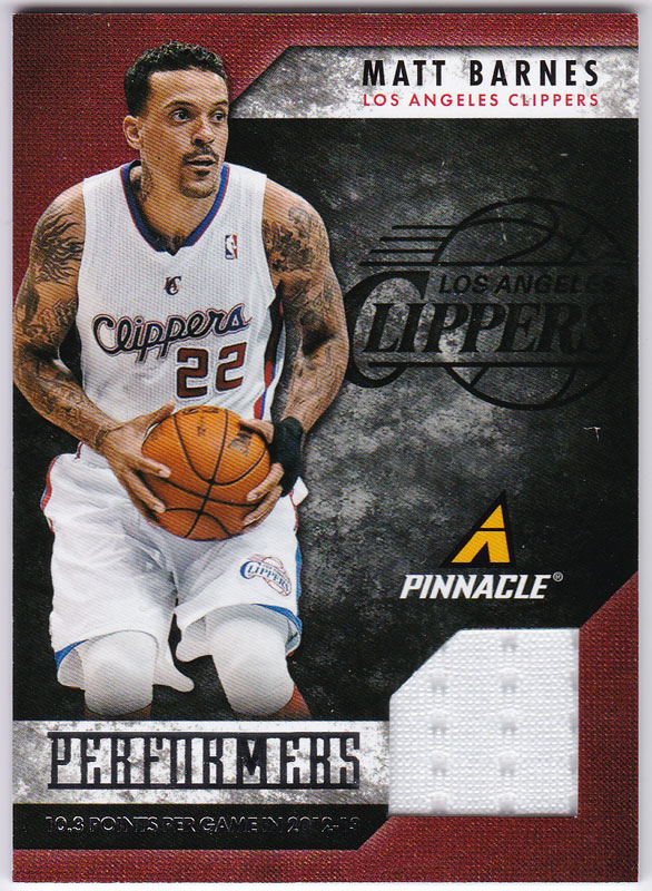 マット・バーンズ 2013/14 Panini Pinnacle Performers Jerseys Matt Barnes ｜カード ...