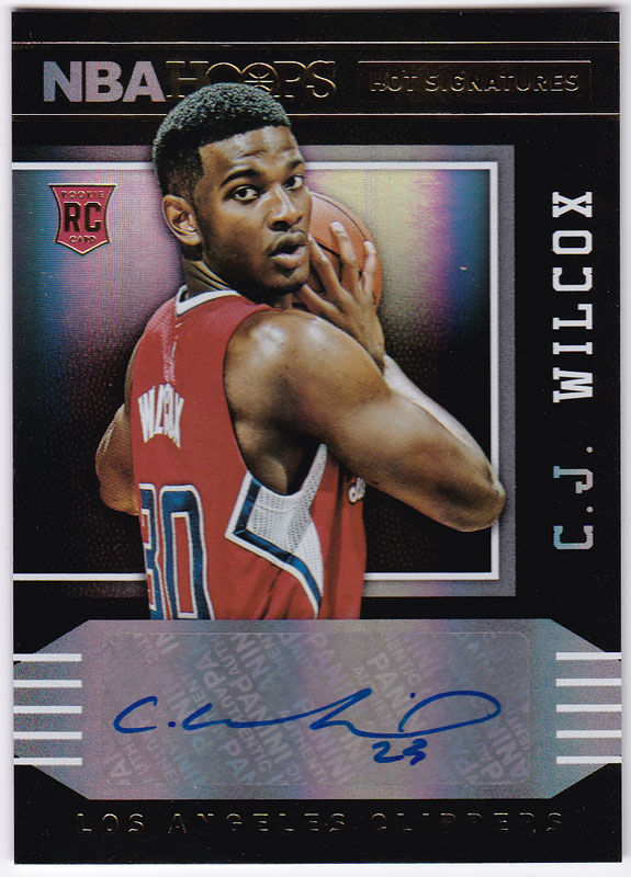 C.J. ウィルコックス 2014/15 Panini Hoops Hot Signatures C.J. Wilcox ｜カード ...
