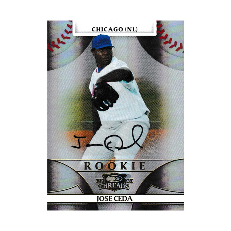 ホセ・セダ 2008 Donruss Threads Autographs 643/999 Jose Ceda の通販 | カードファナティック