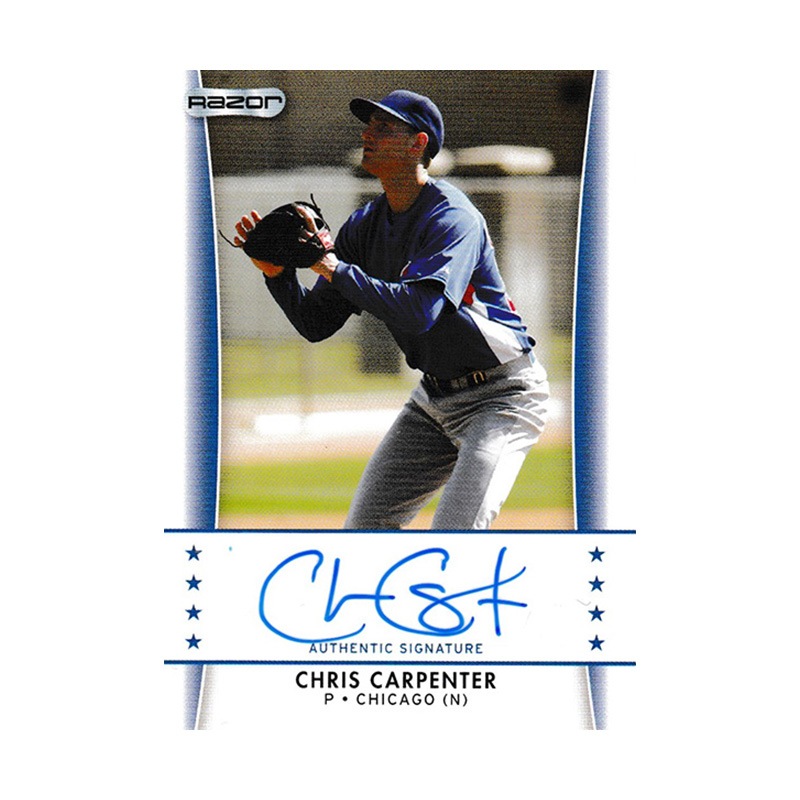 クリス・カーペンター 2010 Razor Rookie Retro Prospect Autographs / Chris ...