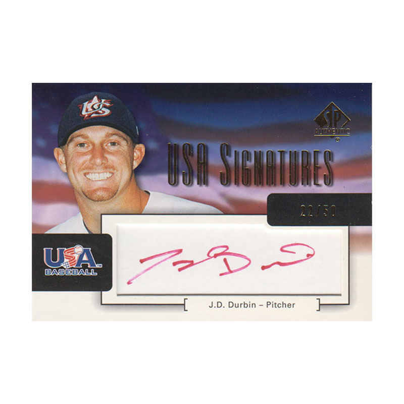 JD・ダービン 2004 SP Authentic USA Signatures Gold 22/50 D.J. Durbin ｜カード ...