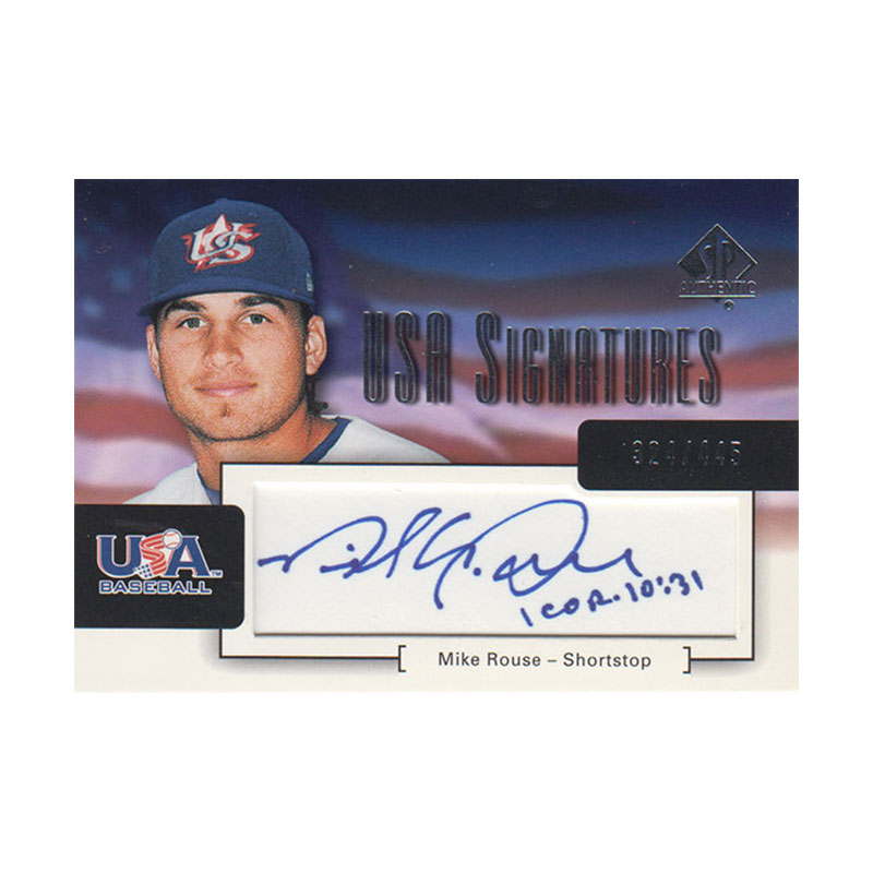 マイク・ロース 2004 SP Authentic USA Signatures 324/445 Mike Rouse ｜カードファナティック公式通販