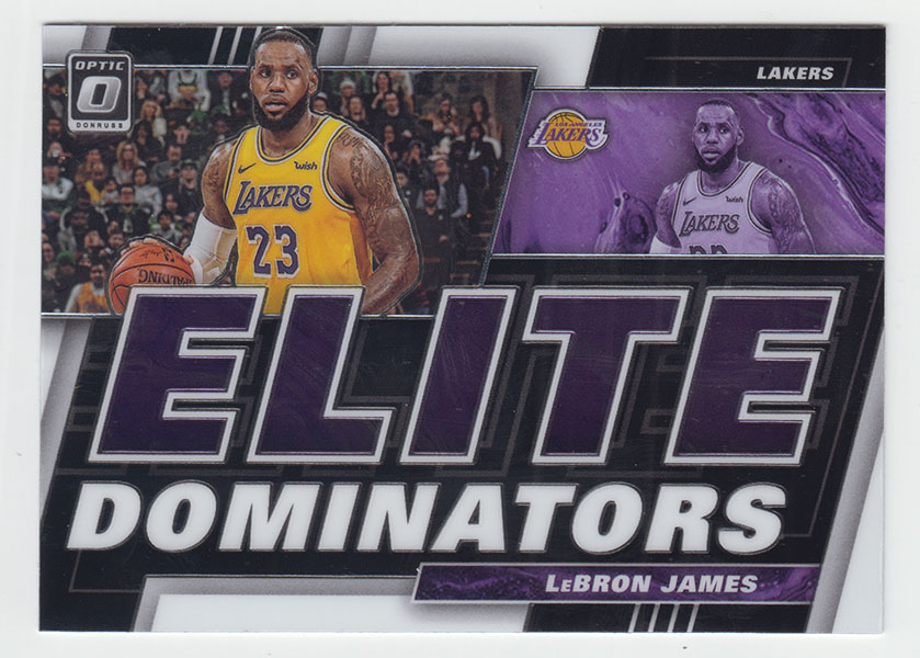 レブロン ジェームズ NBA 2019-20 Panini Donruss Optic Elite Dominators / LeBron ...