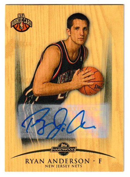 Ryan Anderson NBA 2008-09 Topps Hardwood Rookie Autographs 69枚限定 (21/69 ...