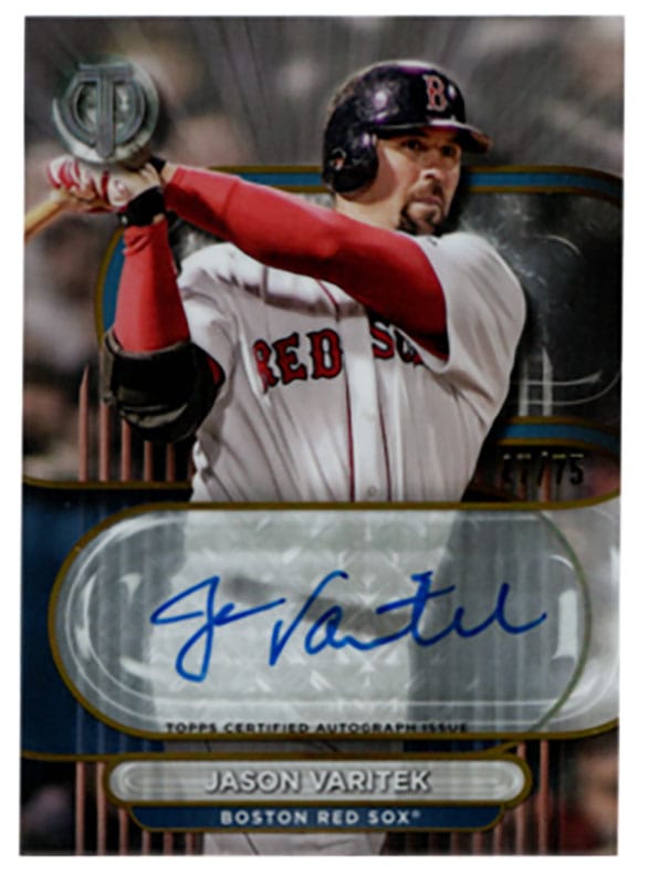 ジェイソン・バリテック/Jason Varitek 2024 Topps Tribute auto 47/75 ｜カードファナティック公式通販
