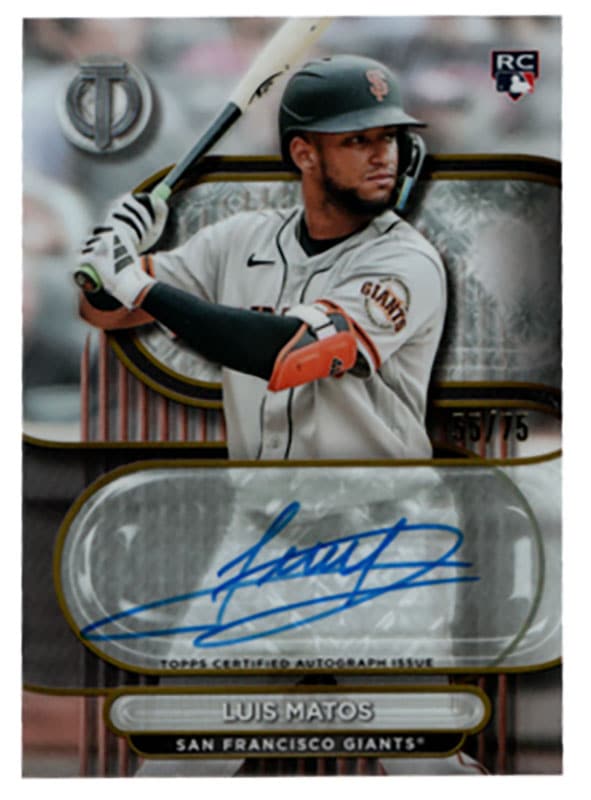 ルイス・マトス/Luis Matos 2024 Topps Tribute auto 55/75 ｜カードファナティック公式通販