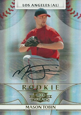 Mason Tobin 2008 Donruss Threads Autograph 999枚限定！（193/999） / メイソン トービン ...