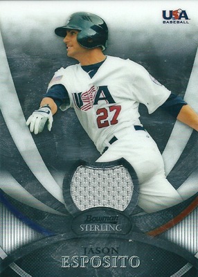 Jason Esposito 2010 Bowman Sterling USA Baseball Relics / ジェイソン エスポジト ...