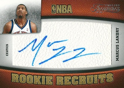 マーカス・ランドリー NBAカード Marcus Landry 09/10 Timeless Treasure Rookie ...