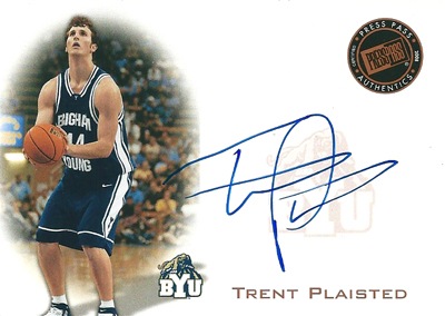 トレント・プライステッド バスケットボールカード Trent Plaisted 2008 Press Pass Signings Bronze ...