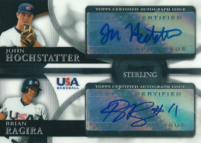 【ジョン・ホックスターター】【ブライアン・ラギラ】 MLBカード John Hochstatter / Brian Ragira 2010 ...