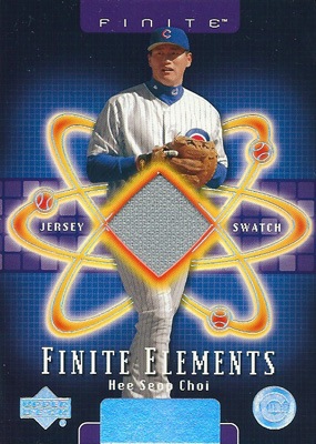 崔希涉 MLBカード Hee Seop Choi 2003 Upper Deck Finite Elements Game Jersey ...
