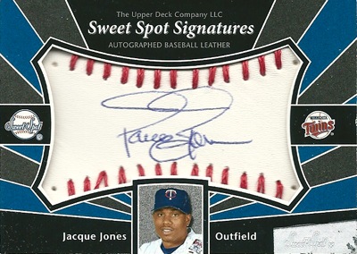 ジャック・ジョーンズ MLBカード Jacque Jones 2004 Sweet Spot Signatures ｜カードファナティック公式通販