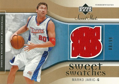マルコ・ヤリッチ NBAカード Marko Jaric 05/06 Sweet Shot Swatches Gold 88/99 ｜カードファナティック公式通販