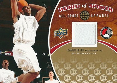 ザビエル・ヘンリー NBAカード Xavier Henry 2010 Upper Deck World of Sports All ...