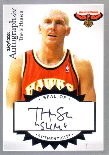 トラビス・ハンセン NBAカード Travis Hansen 2003/04 Skybox Autographics Autographs ...