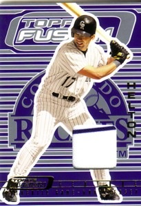 Todd Helton 2001 Topps Fusion Jersey ｜カードファナティック公式通販