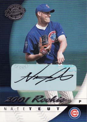 Nate Teut 2001 Donruss Class of 2001 Rookie Autographs 1875枚限定！ ｜カード ...