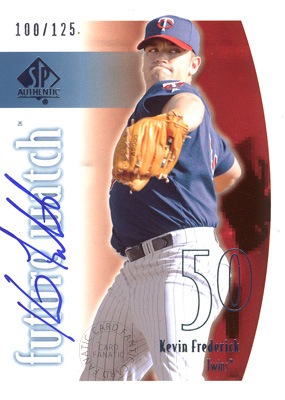 【ケビン フレデリック】 MLB 2002 UD SP Authentic Future Watch Autographs Limited ...