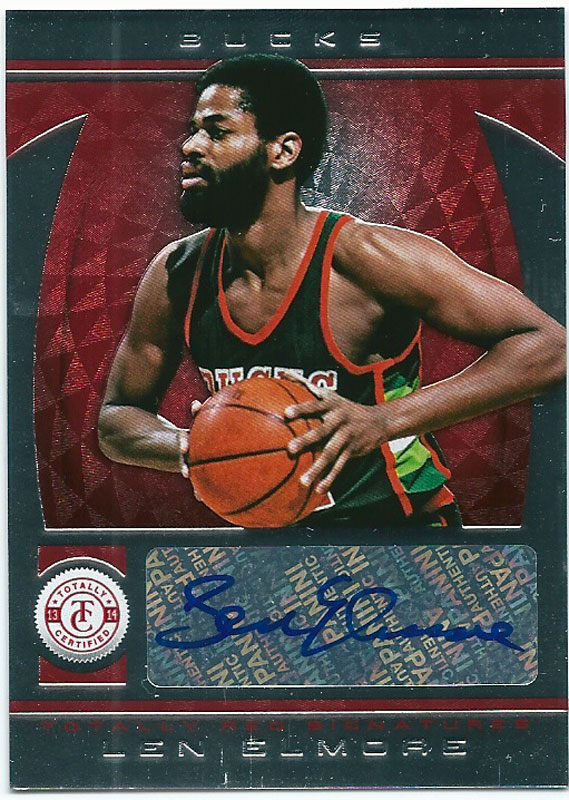 レン・エルモア 2013-14 Panini Totally Certified Autographs Red Len Elmore 85/ ...