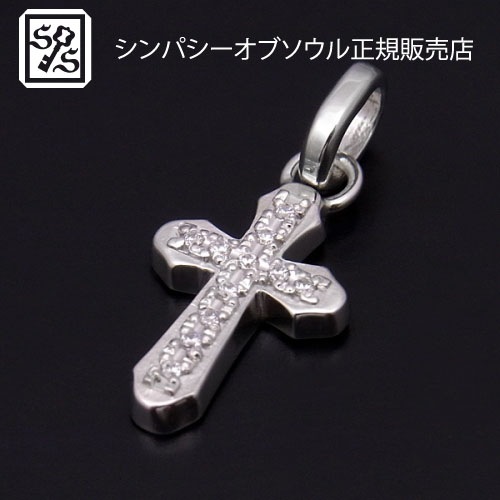 Smooth Cross Pendant - Silver w/CZ の販売【CHARCOAL*GREEN】公式オンラインストア