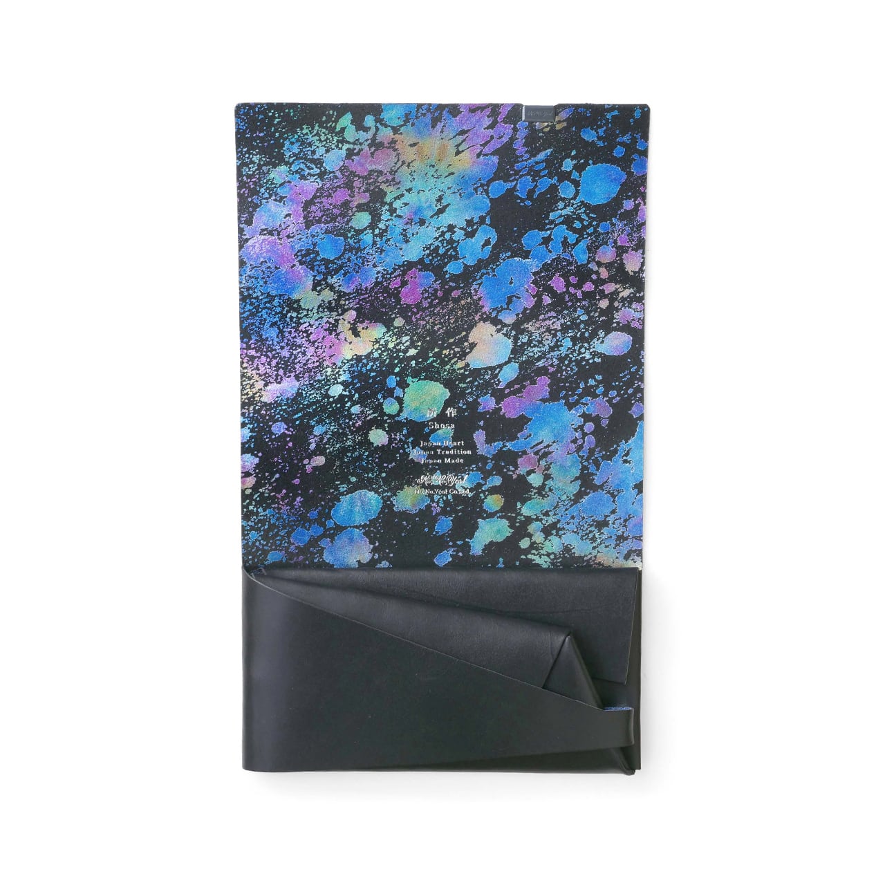 SHOSA・LONG WALLET・BLACK×AURORA(ブラック黒×オーロラ内側) の販売【CHARCOAL*GREEN】公式オンラインストア