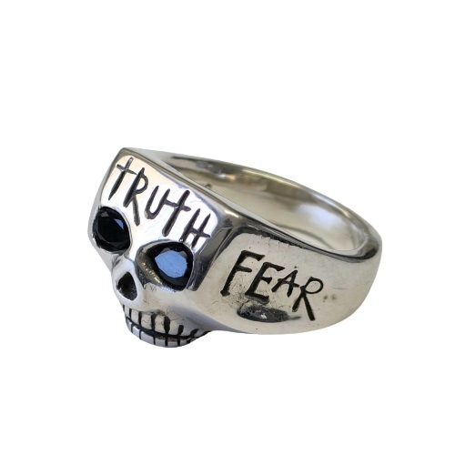 JIMSKULL RING JOHNNY DEPP NEVER FEAR TRUTH オニキス。 の販売【CHARCOAL*GREEN】公式 ...
