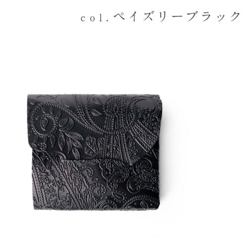SHOSA・CP WALLET 3.5 (L SIZE) 「ペイズリー」 の販売【CHARCOAL*GREEN】公式オンラインストア